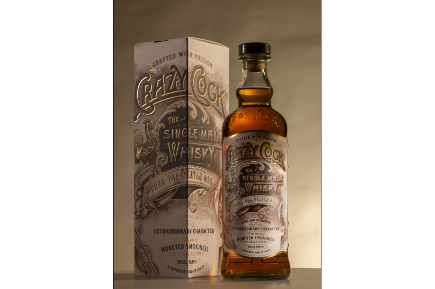 Two Crazy Cock single malts enter key travel retail markets