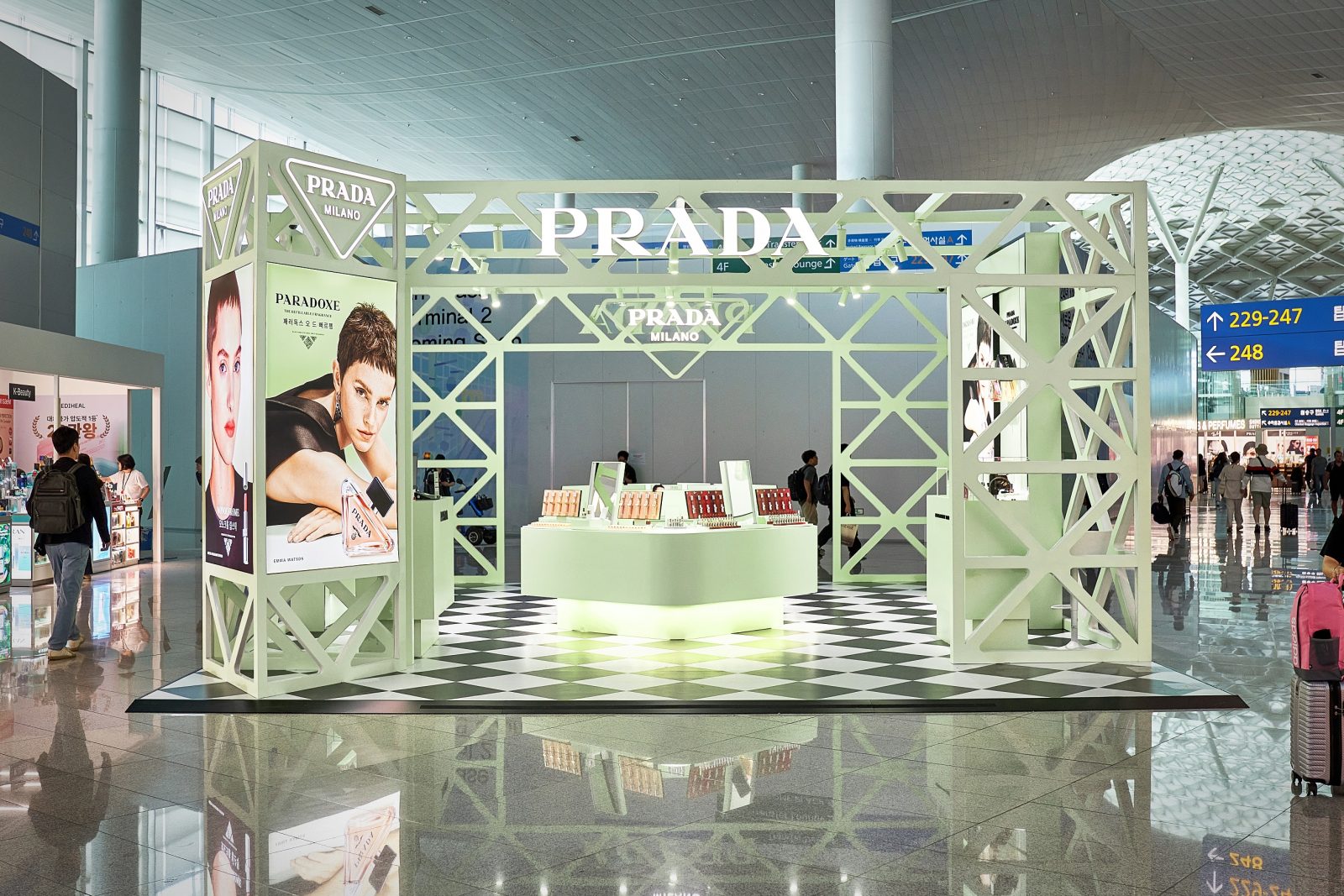Shinsegae Duty Free features first Prada Beauty pop-up in Korea travel ...