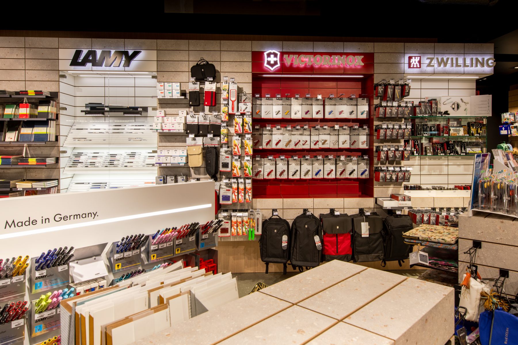 Two Lamy shop-in-shops open at the Tripidi stores in Munich and Frankfurt airports
