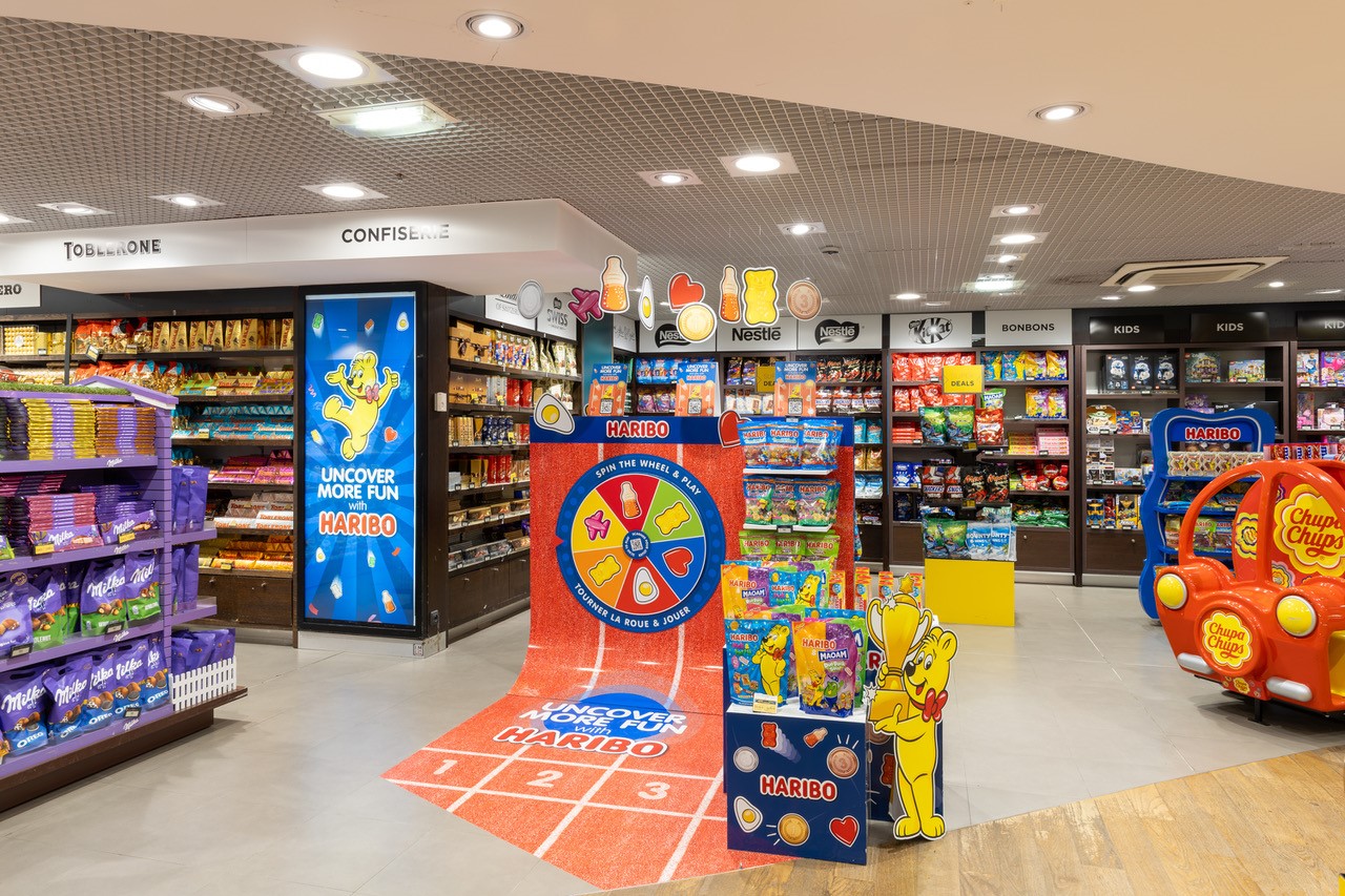 Haribo features Giant Wheel of Fortune activation at Paris Orly Airport