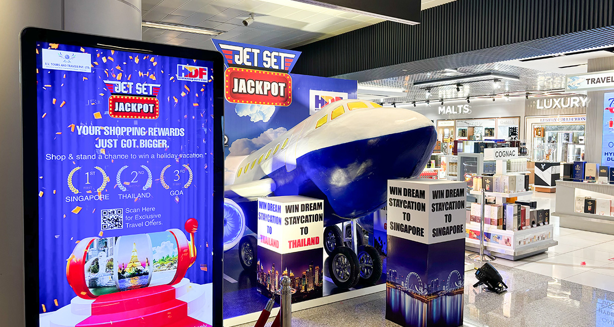 Hyderabad Duty Free launches Jet Set Jackpot competition