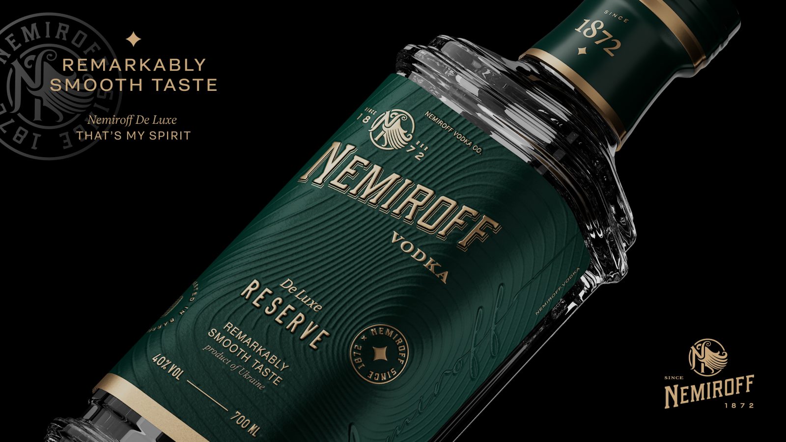 Nemiroff De Luxe Reserve to relaunch at TFWA World Exhibition