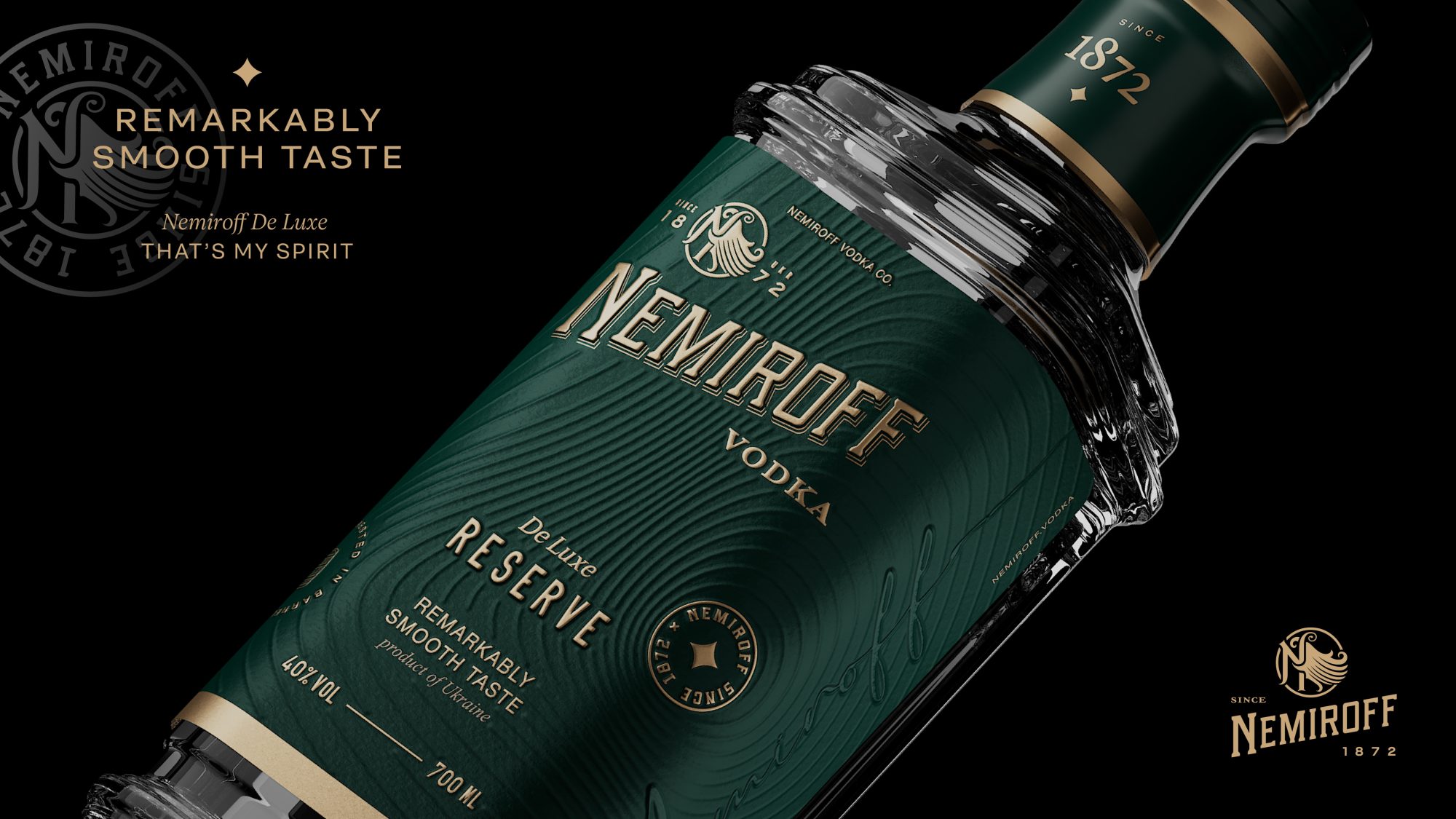 Nemiroff De Luxe Reserve to relaunch at TFWA World Exhibition