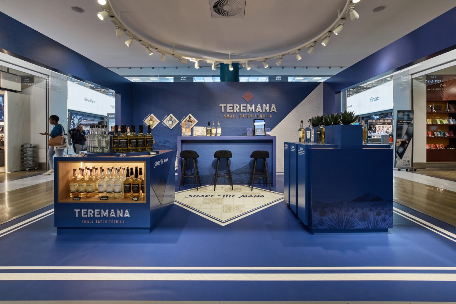 Teremana features Share the Mana campaign at Paris Charles de Gaulle ...