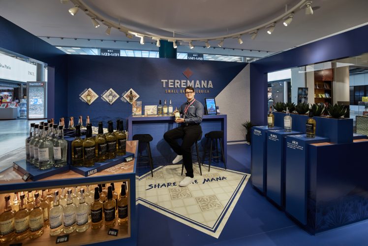 Teremana features Share the Mana campaign at Paris Charles de Gaulle ...