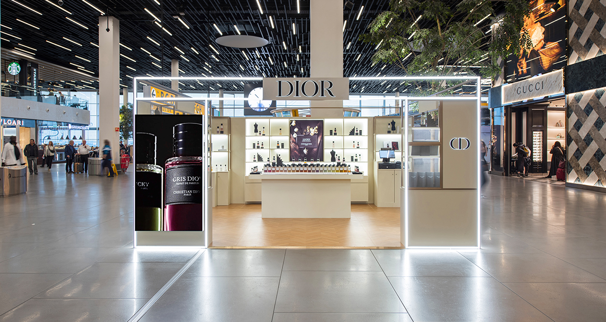 Christian Dior Parfums unveils new immersive Schiphol pop-up