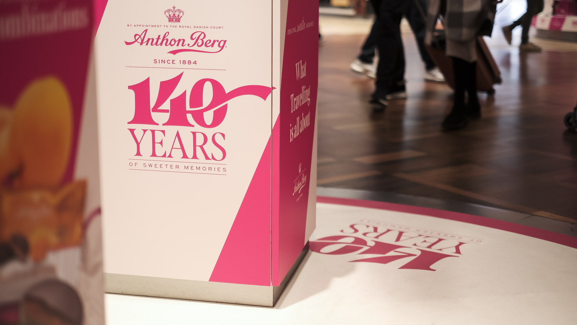 Anthon Berg celebrates 140 years of chocolate at Copenhagen Airport
