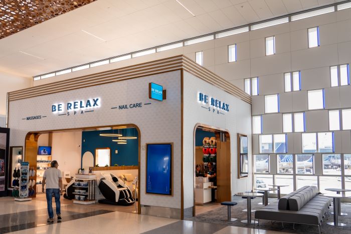 New Be Relax Spa enhances travel wellness offering at Houston Airport
