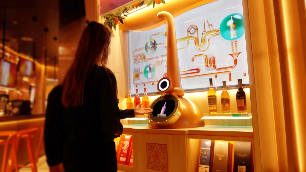 Glenmorangie unveils sensory Wonder Machine at Heathrow T2