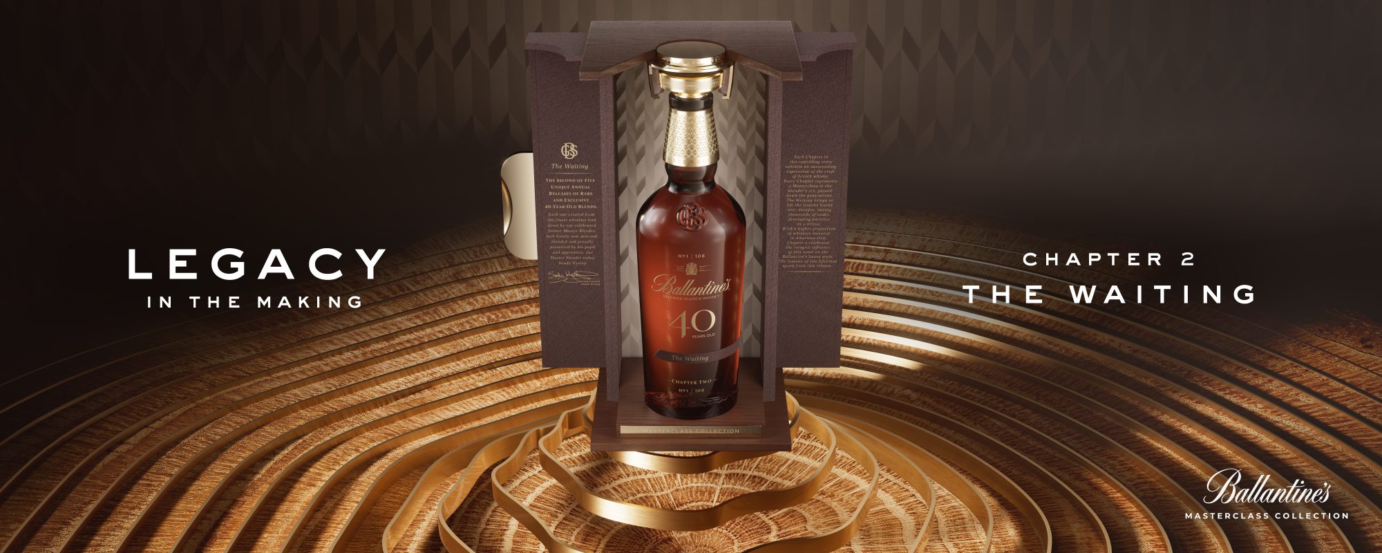Ballantine’s unveils 40 year old blend ‘The Waiting’