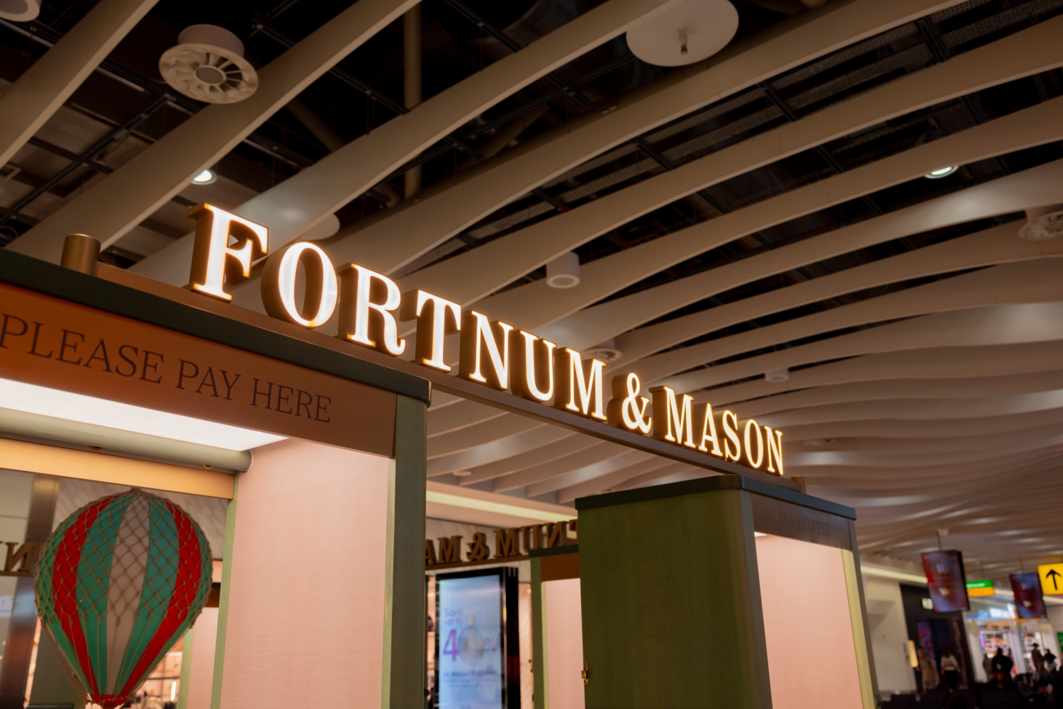 Fortnum & Mason pop-up delights at London Heathrow T4