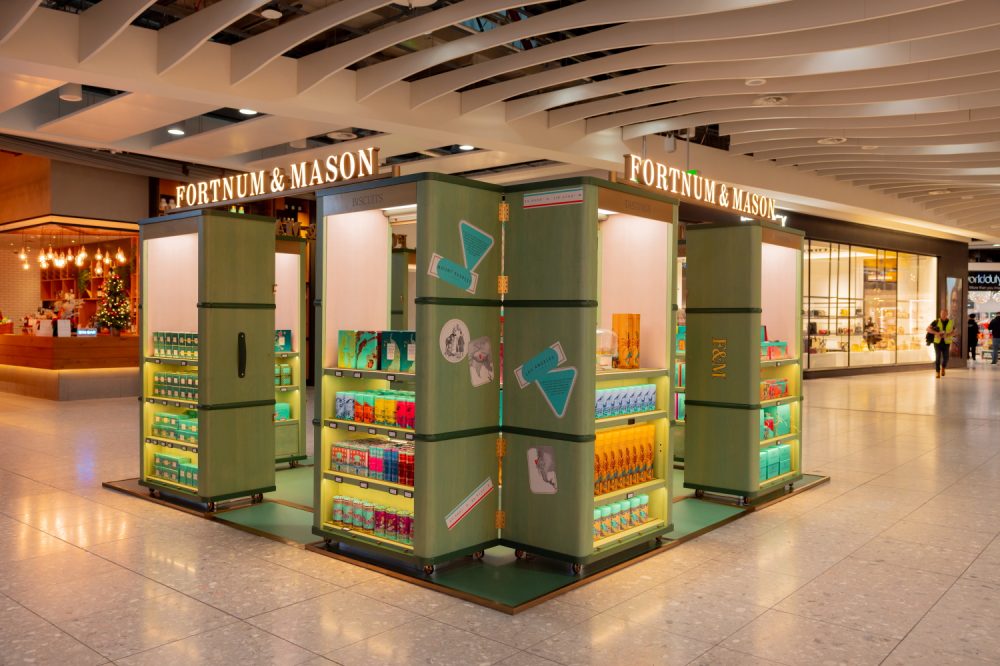 Fortnum & Mason pop-up delights at London Heathrow T4
