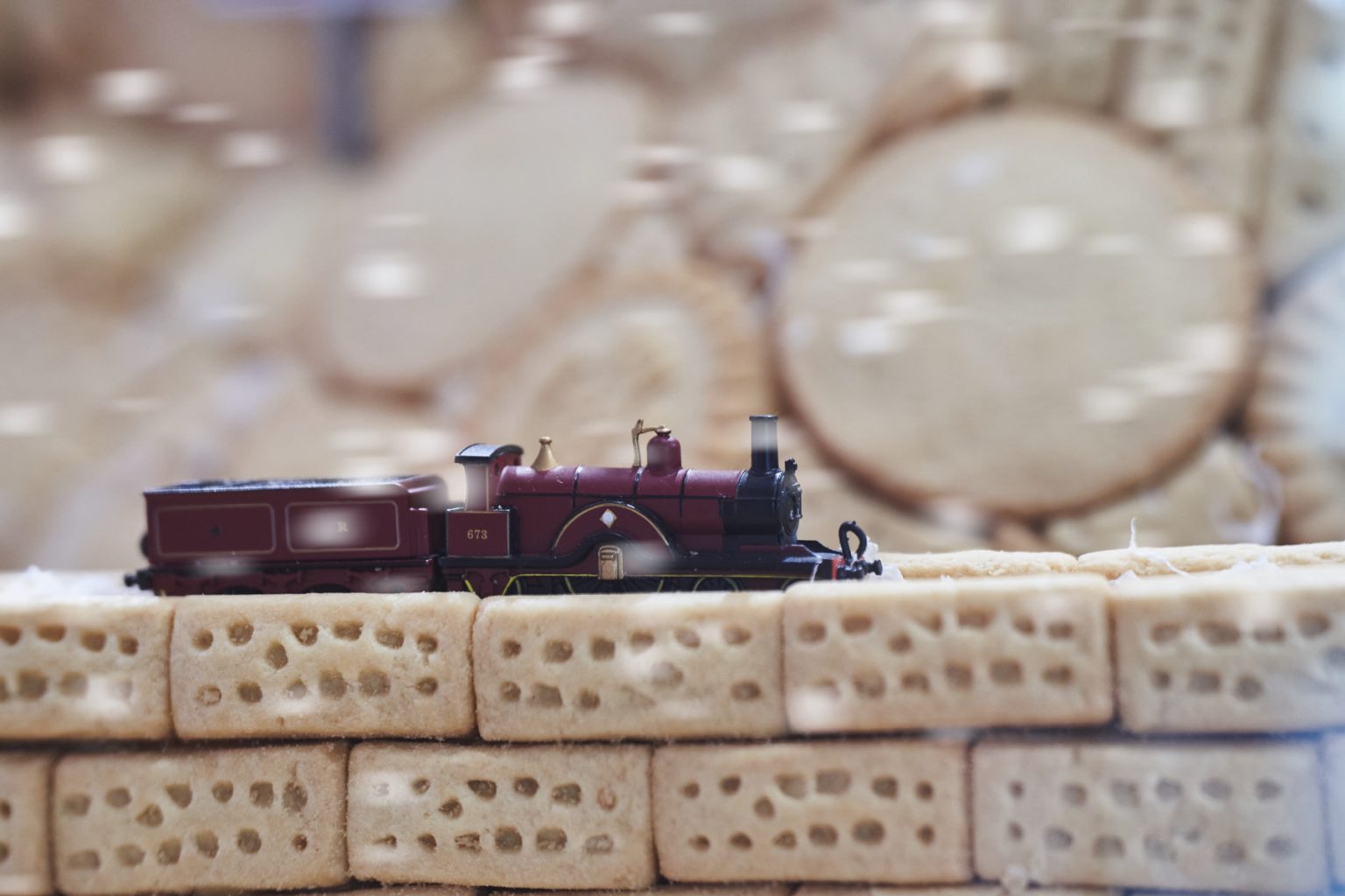 Walker’s Shortbread displays snow globe activation at Edinburgh Airport