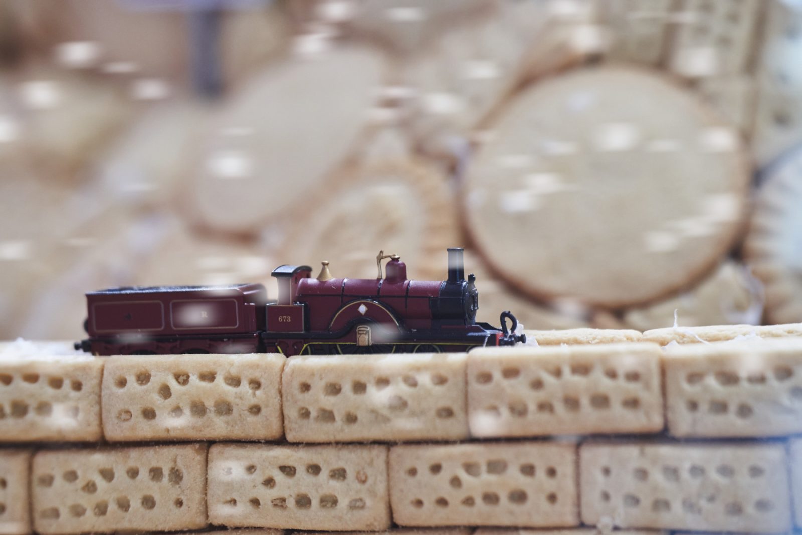 Walker’s Shortbread displays snow globe activation at Edinburgh Airport