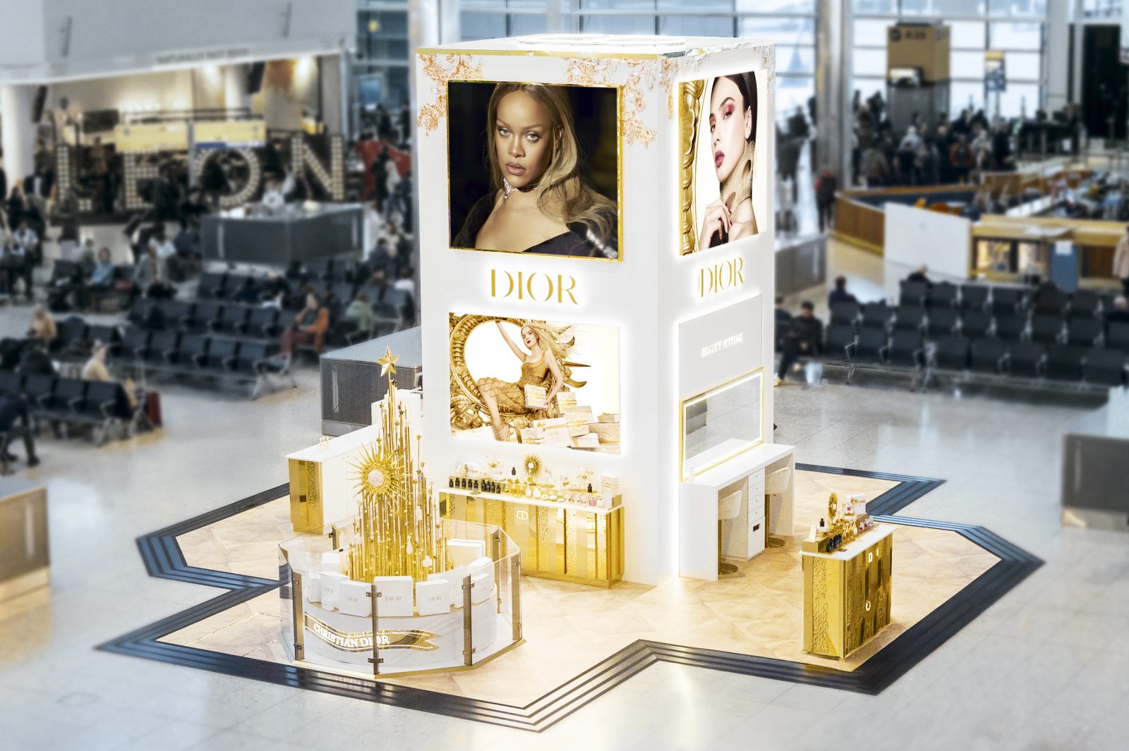 Dior features Dior Ball of Dreams pop-up at Heathrow Airport