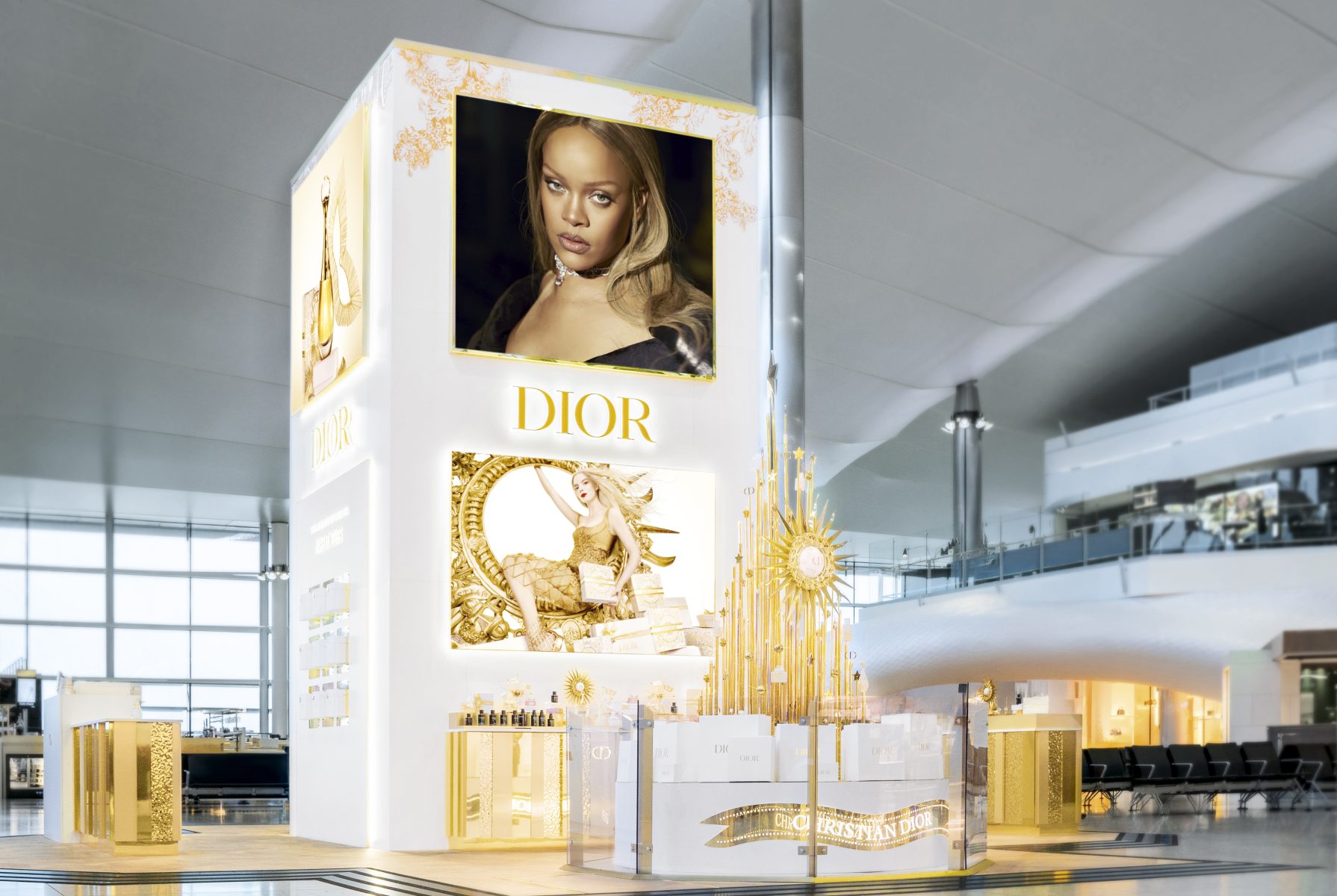 Dior features Dior Ball of Dreams pop-up at Heathrow Airport