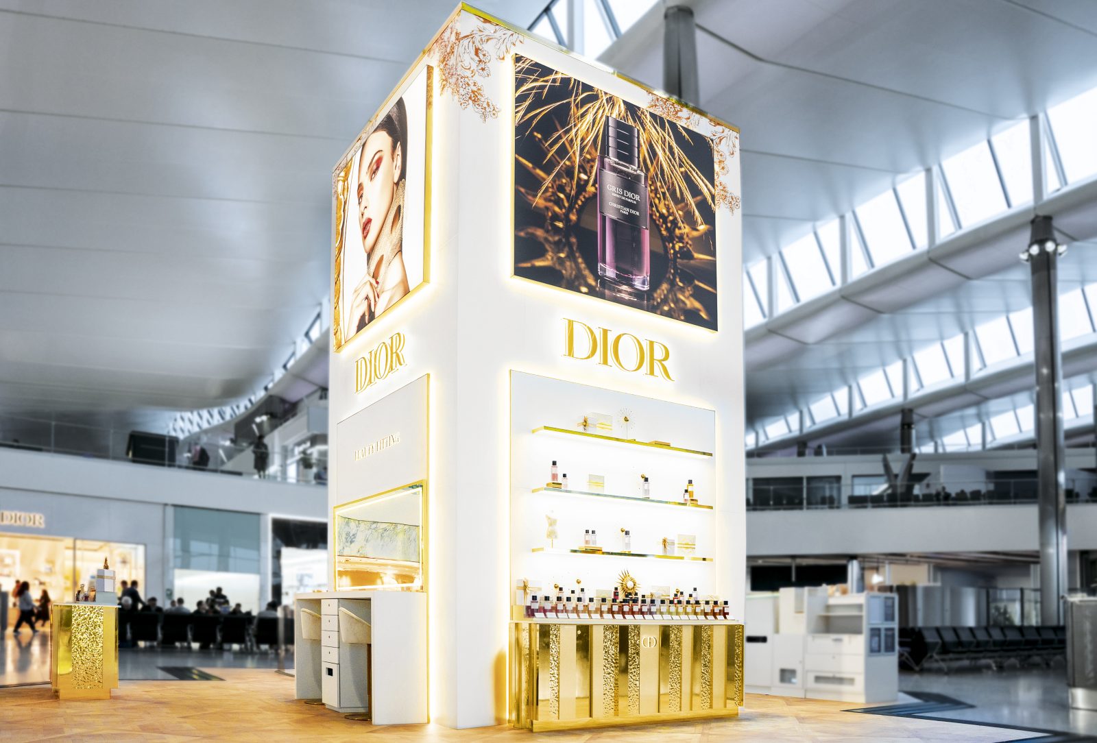 Dior features Dior Ball of Dreams pop-up at Heathrow Airport