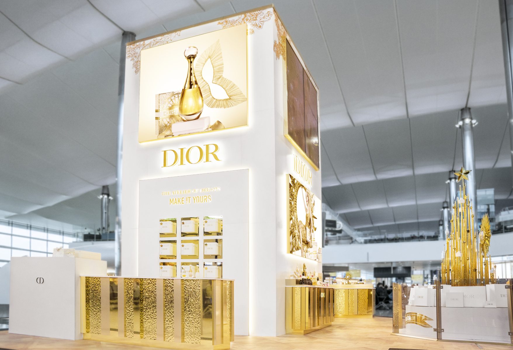 Dior features Dior Ball of Dreams pop-up at Heathrow Airport