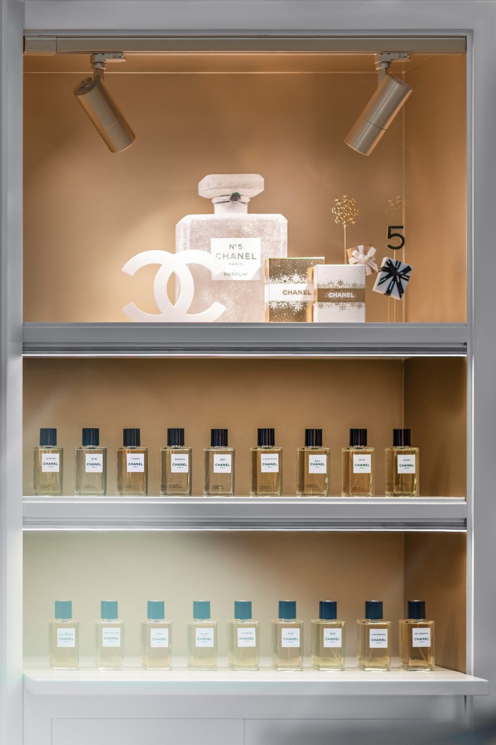 Chanel Winter Tale activation features at Qatar Duty Free