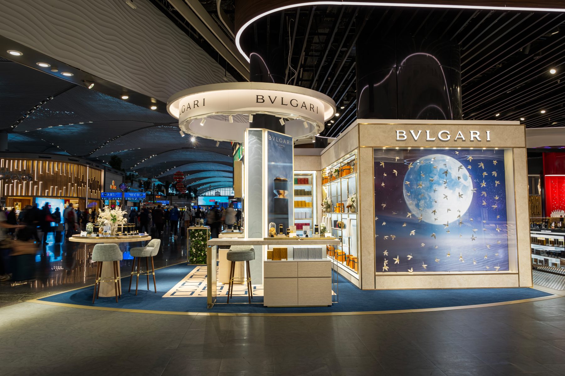 Bvlgari showcases Le Gemme fragrance pop-up at Istanbul Airport