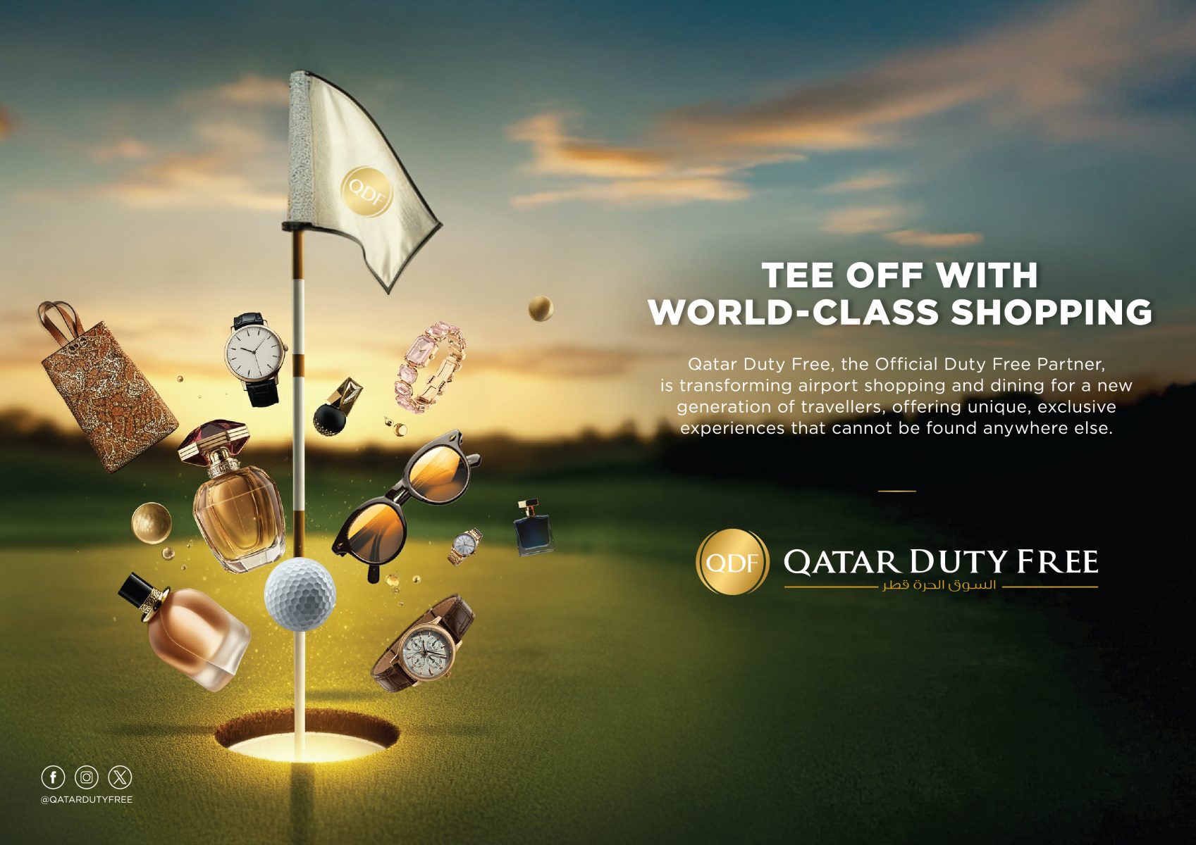 Qatar Duty Free announces Commercial Bank Qatar Masters partnership