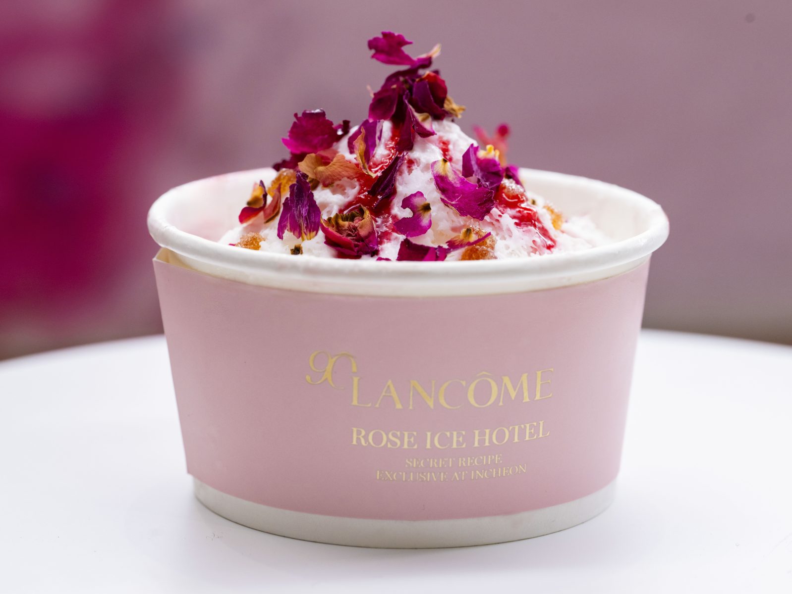 Lancôme Rose Ice-Hotel at Incheon Airport celebrates brand's 90th ...