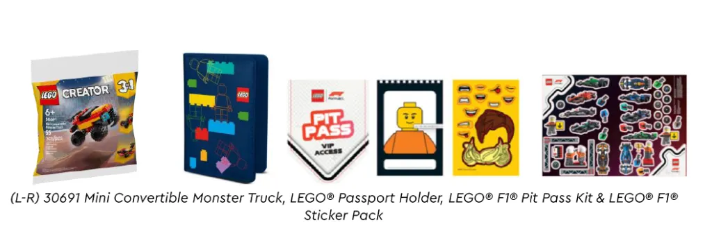 LEGO F1 set activations feature at Melbourne and Sydney international ...