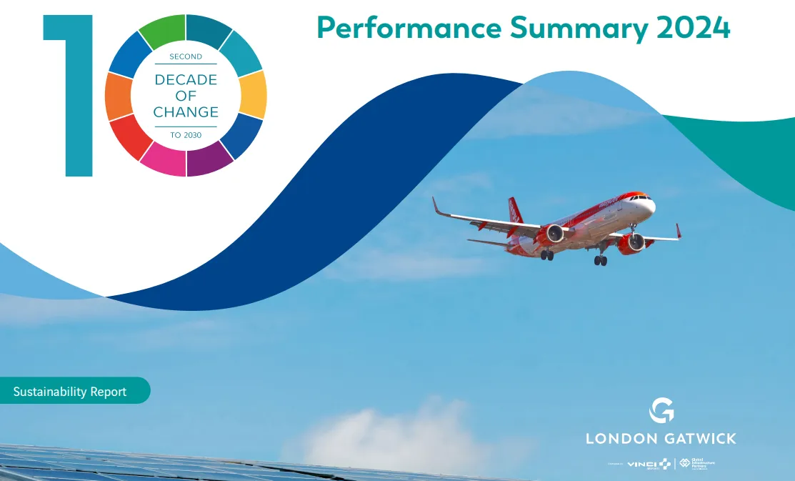 London Gatwick publishes Decade of Change Performance