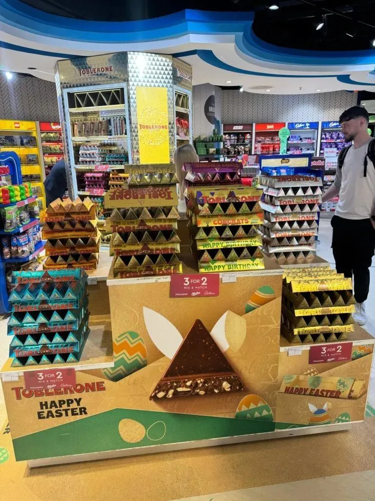 Mondelez WTR features Easter themed airport activations