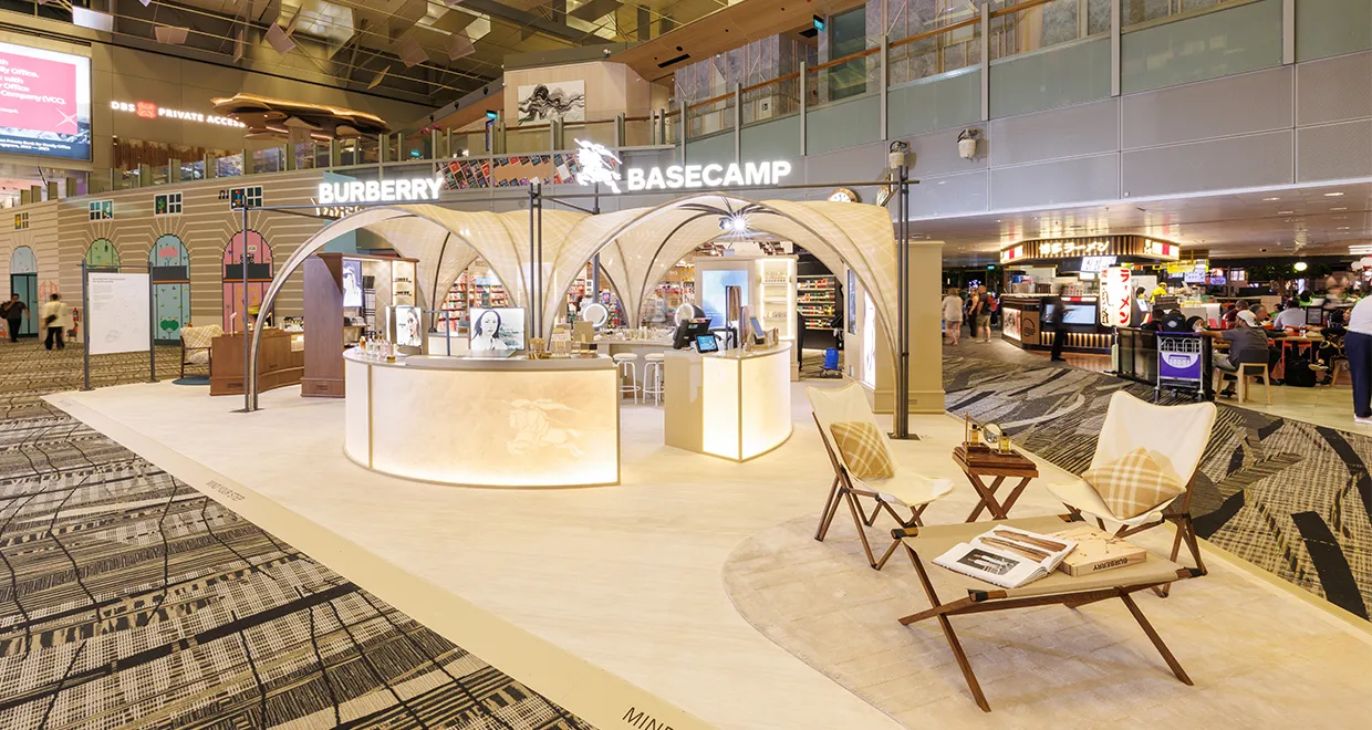 Coty and Burberry create cross-category activation at Changi