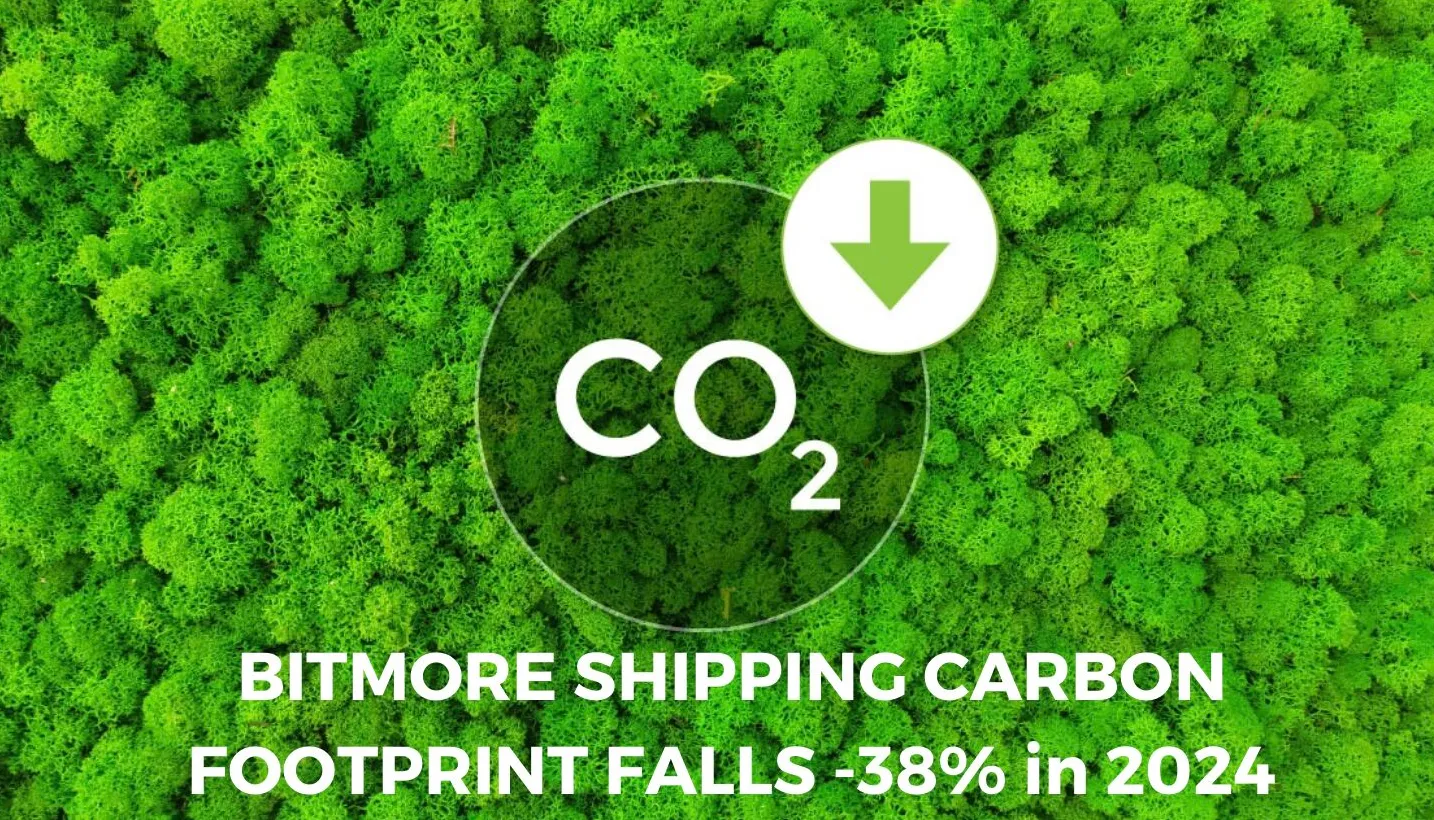 Bitmore shipping carbon footprint falls 38%