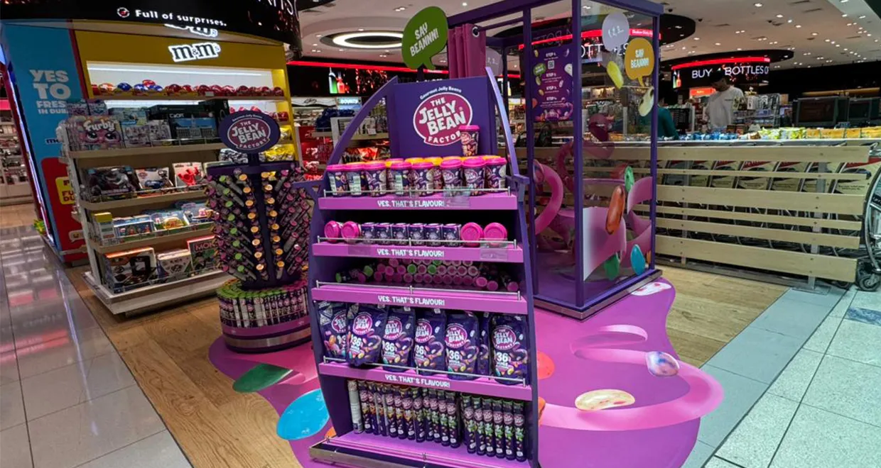 Cloetta launches The Jelly Bean Factory at Dubai Duty Free