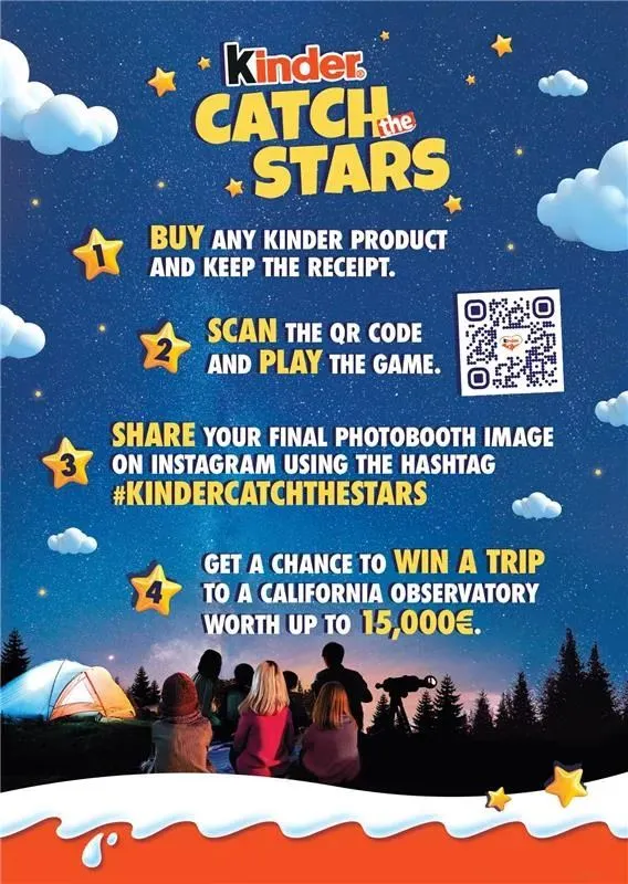 Ferrero Travel Market unveils Kinder Catch The Stars campaign
