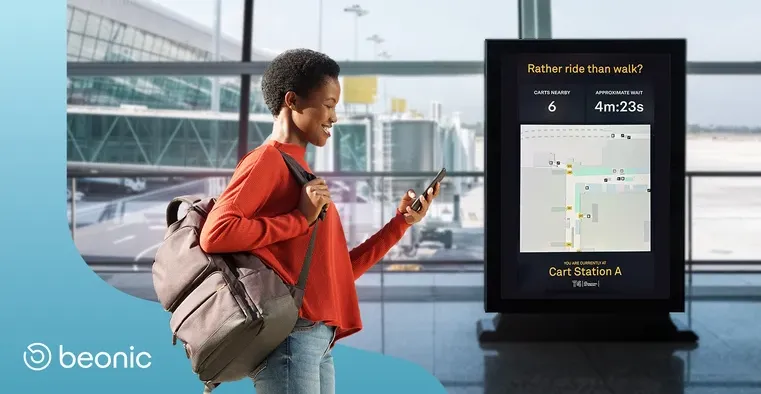 JFKIAT pilots mobility cart tracking service at T4