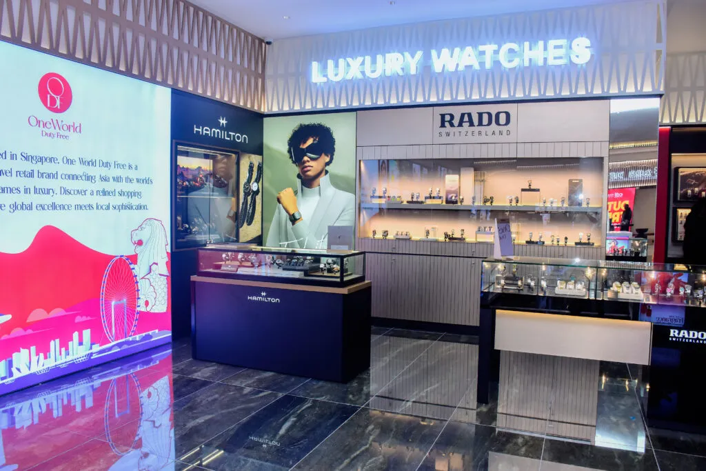 OneWorld Duty Free reveals luxury watch collection at Port City Duty ...