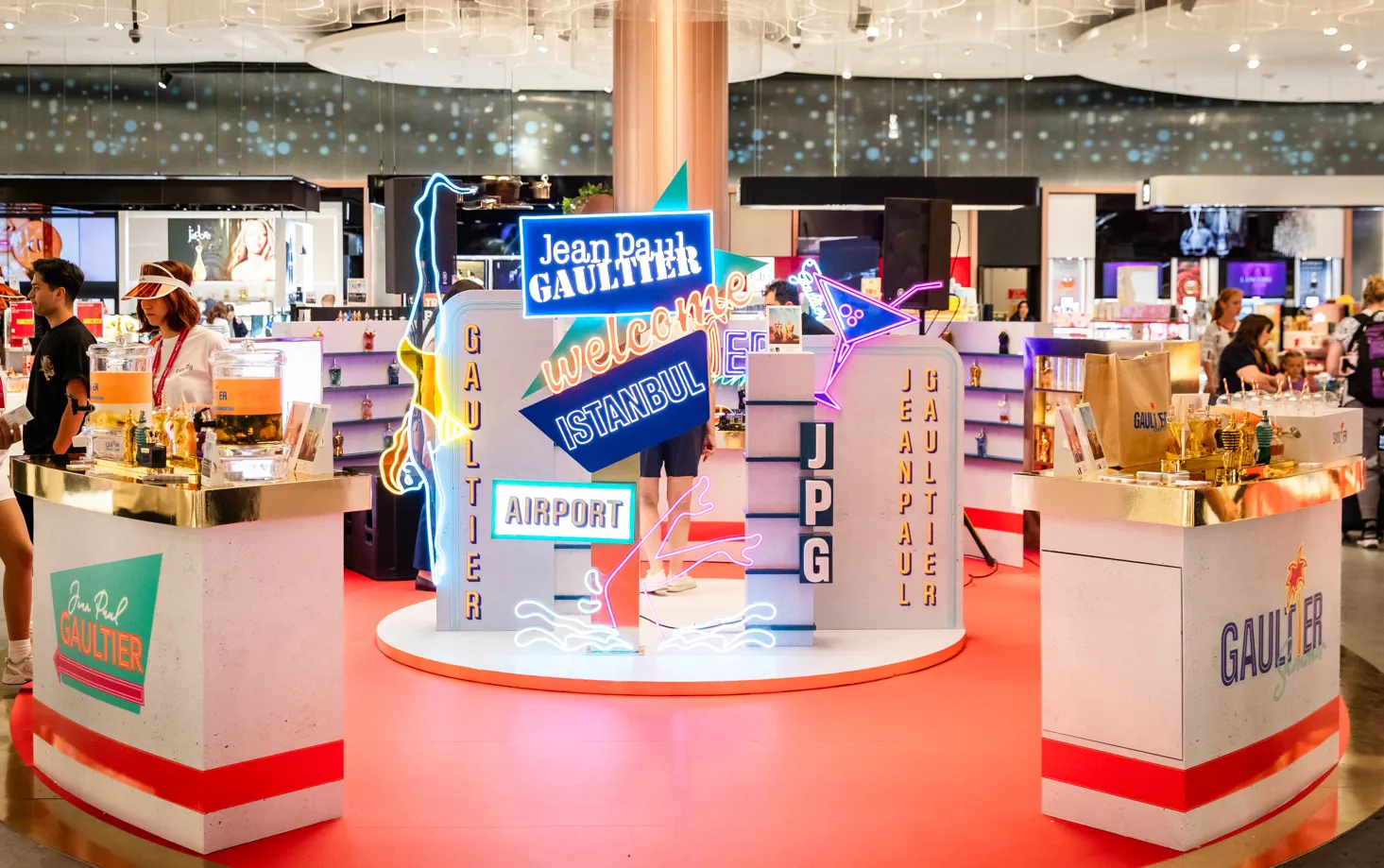 Jean Paul Gaultier features ‘Summer Gaultier’ animation at Istanbul Airport