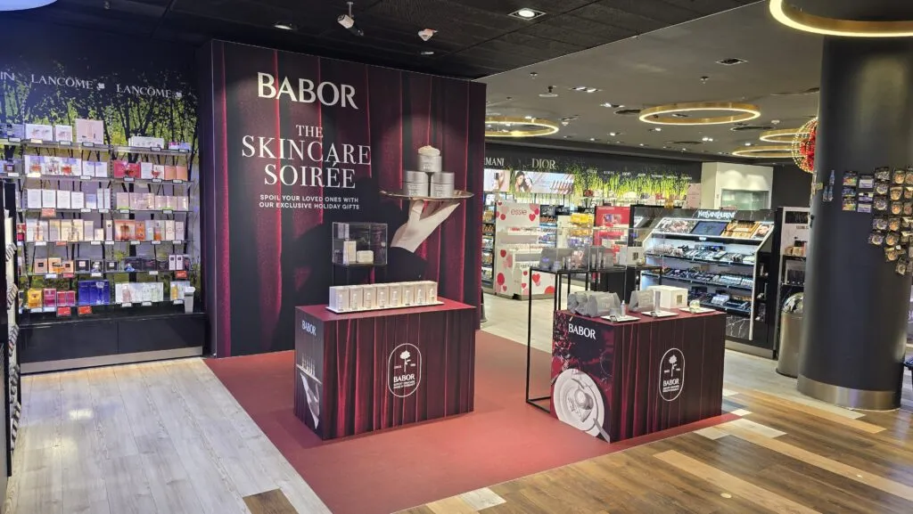 Babor unveils festive activations for its ampoules at Frankfurt Airport