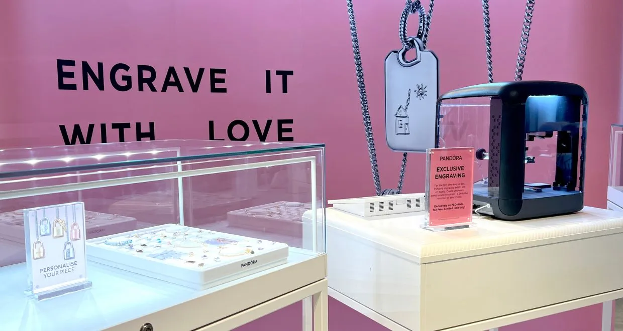 Harding+ launches first ever Pandora engraving machines at sea