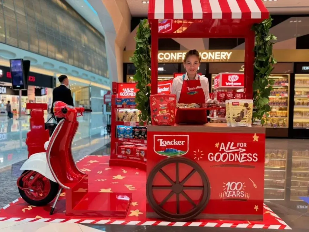 Loacker celebrates centenary with Lagardère at Zayed International Airport