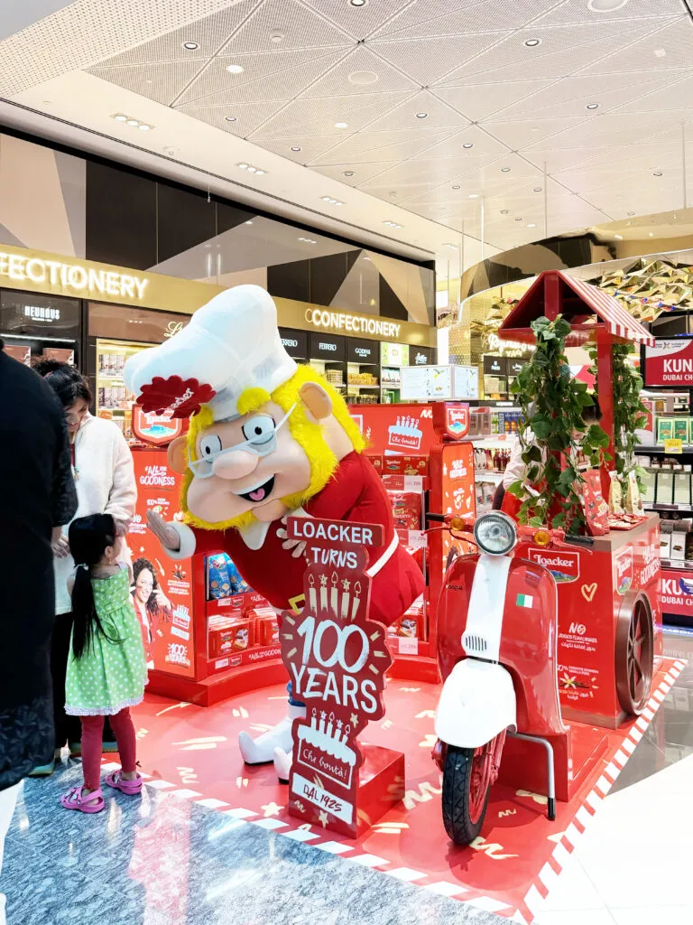 Loacker celebrates centenary with Lagardère at Zayed International Airport