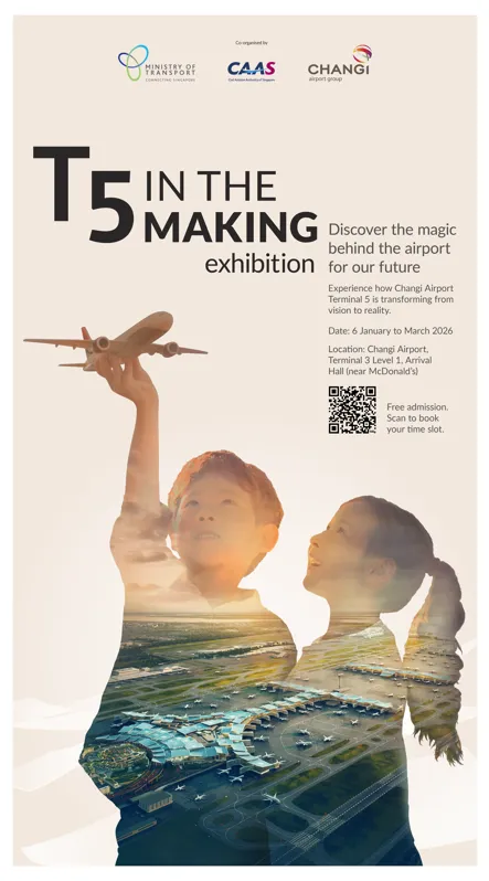 Changi Airport unveils ‘T5 In the Making’ exhibition ahead of Terminal ...