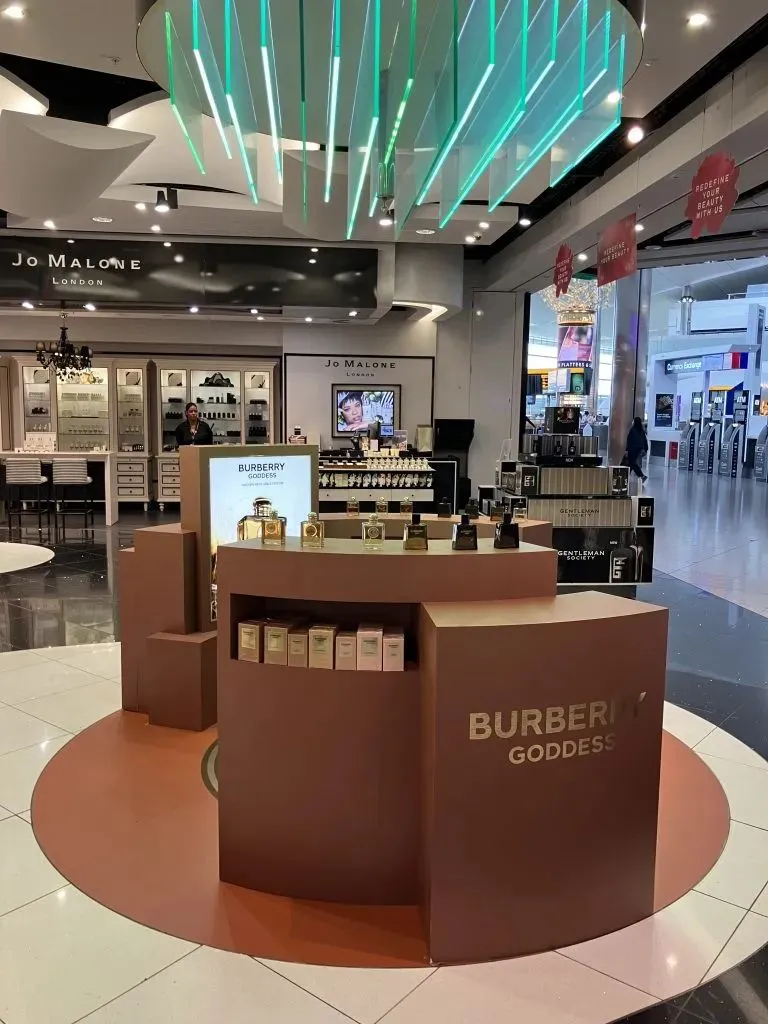 Coty wins Retail VM & Display award for Burberry Goddess airport campaign