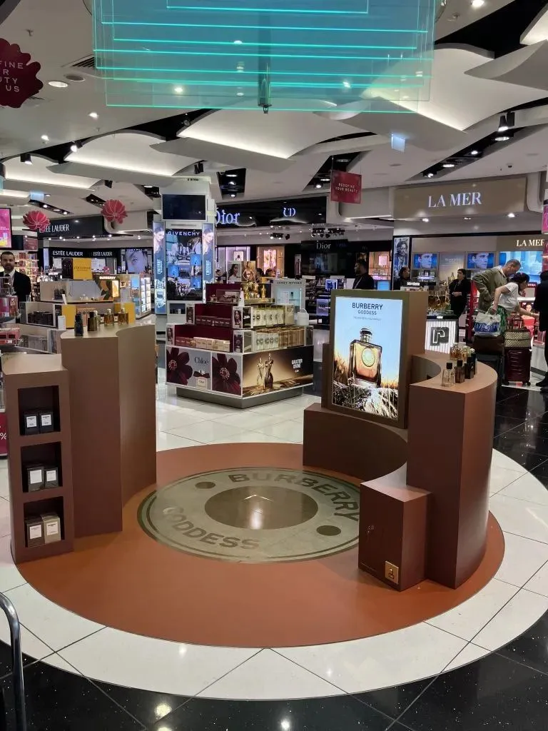 Coty wins Retail VM & Display award for Burberry Goddess airport campaign