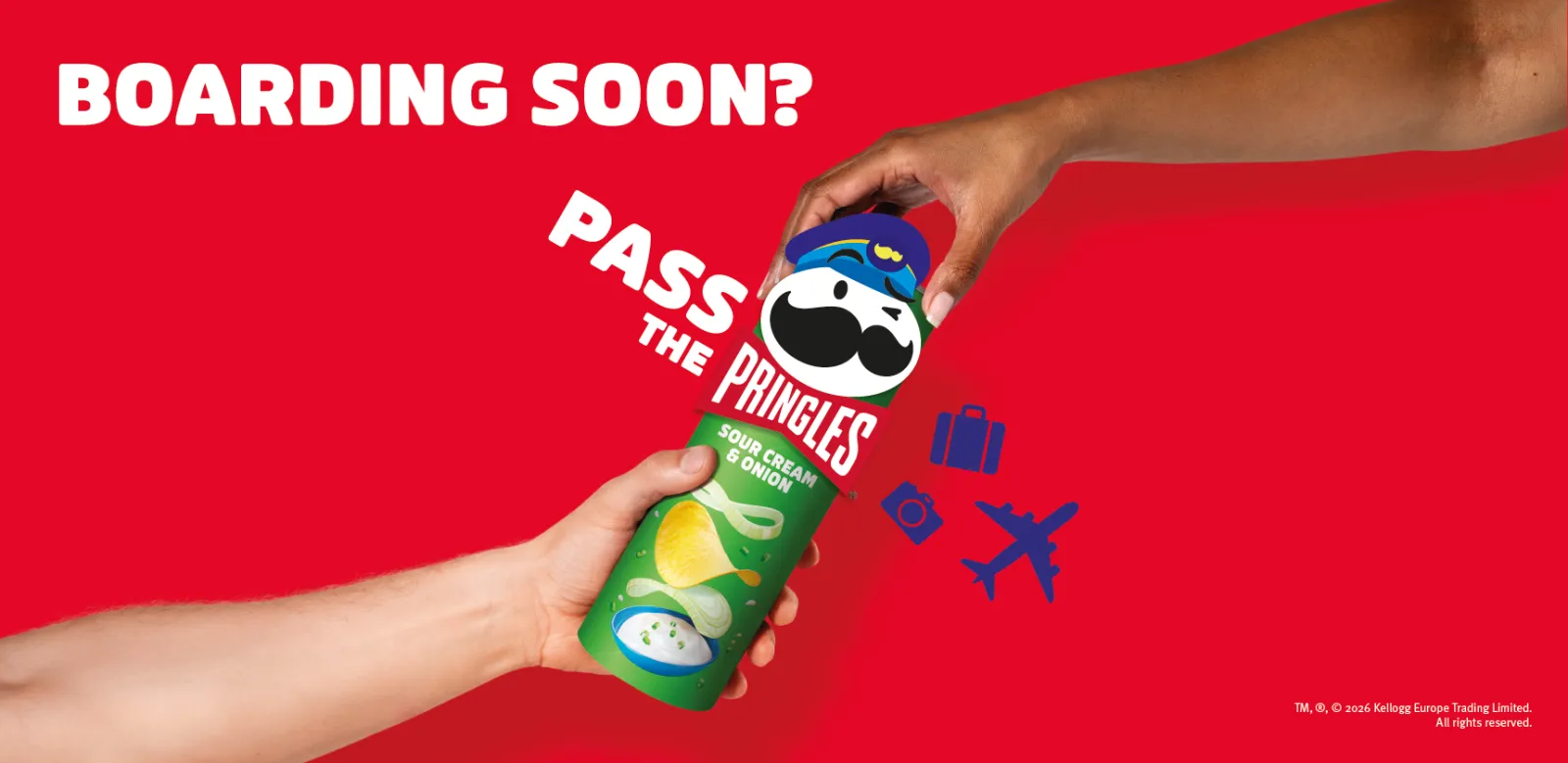 ‘Pass the Pringles’ campaign rolls out across global travel retail