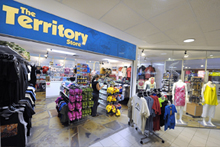 New clothing and gifts store at Darwin
